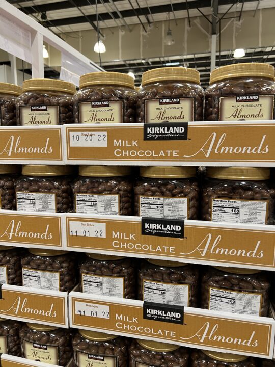 Kirkland Chocolate Covered Almonds at Costco