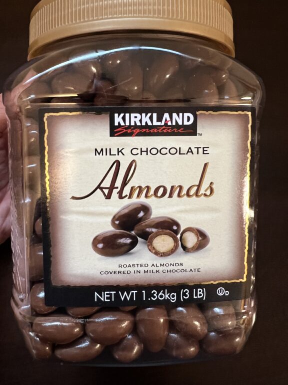 Kirkland Chocolate Covered Almonds at Costco
