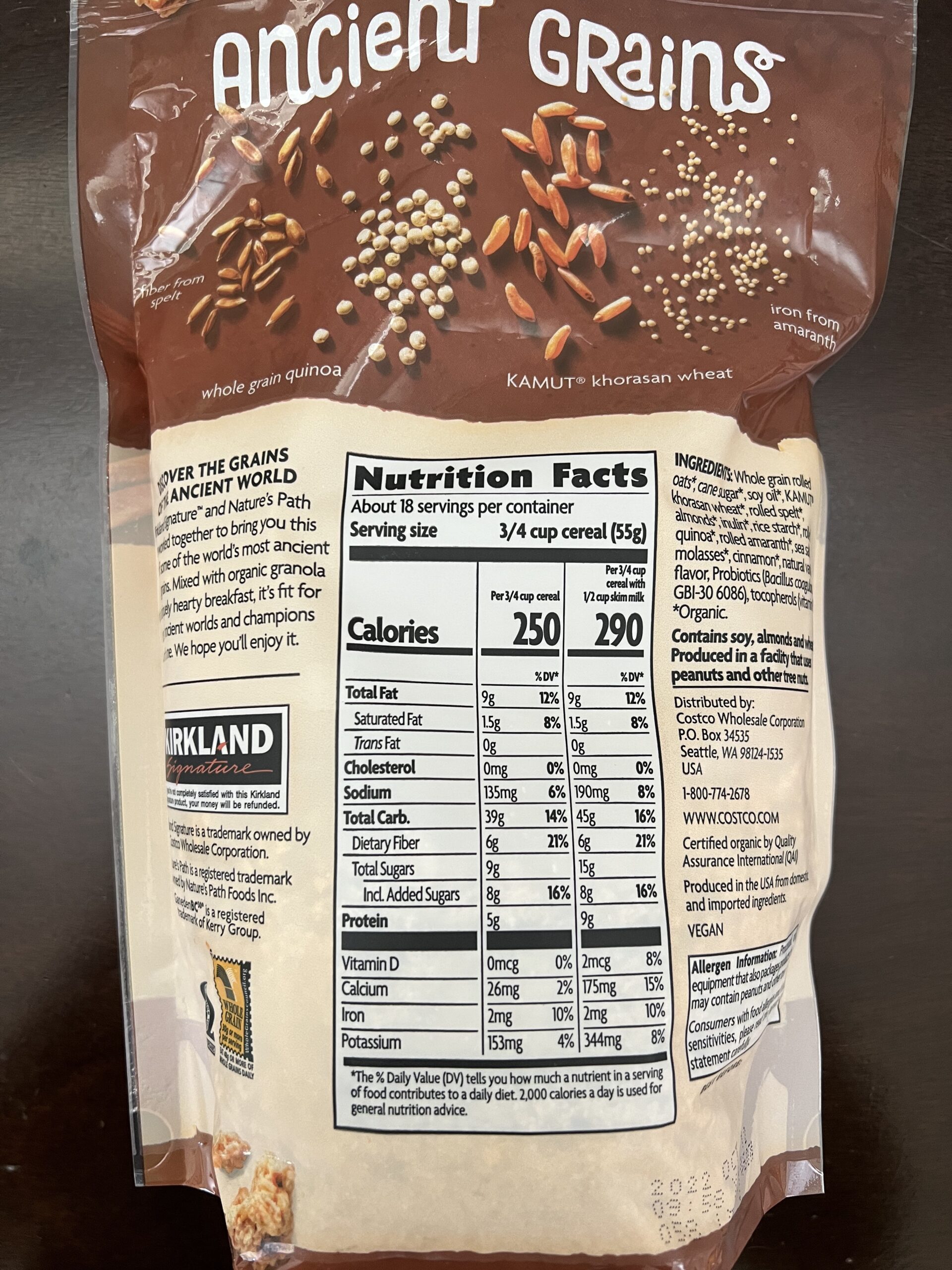 Kirkland Granola Ancient Grains at Zane Hodge blog