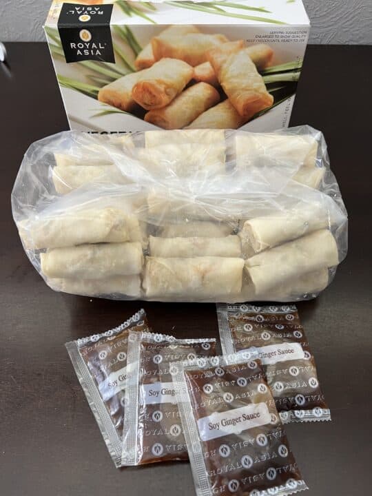 Frozen Royal Asia Vegetable Spring Rolls at Costco Review