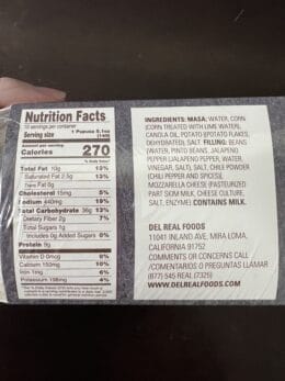 Costco Bean and Cheese Del Real Pupusas Review