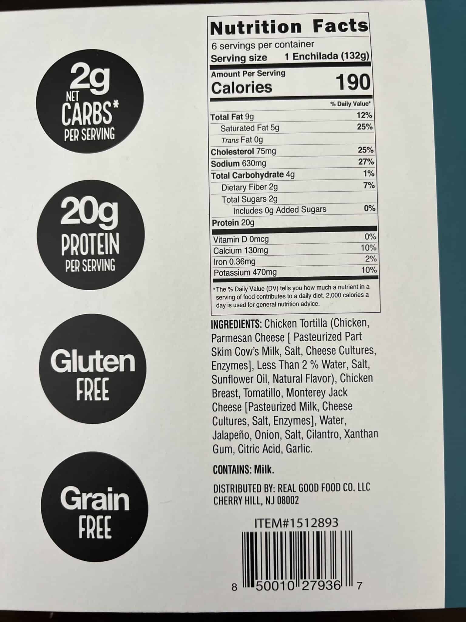 Frozen Real Good Enchiladas From Costco Review