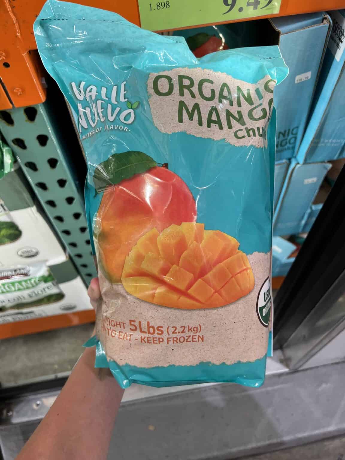 Organic Valley Nuevo Frozen Mango Chunks at Costco Review