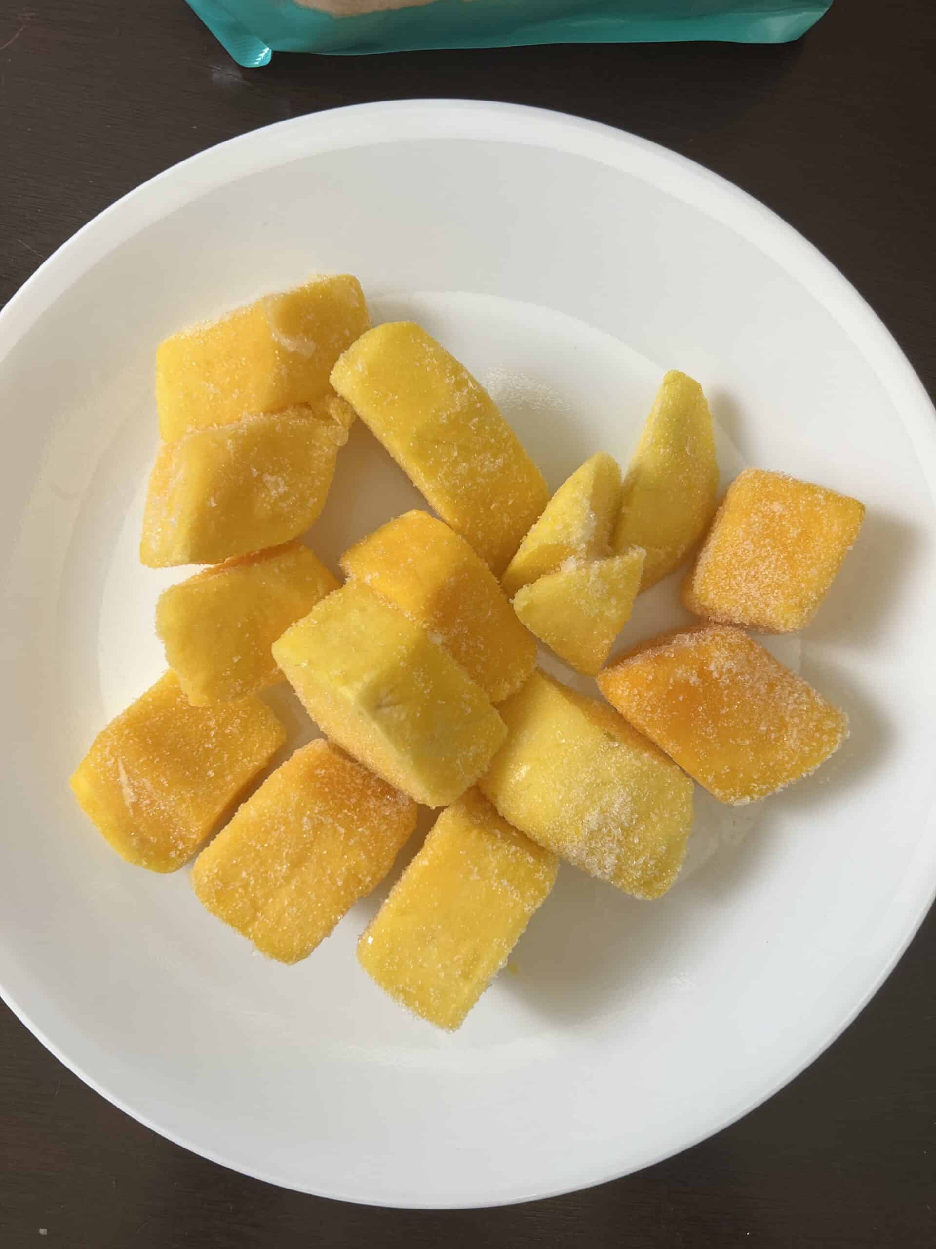 Organic Valley Nuevo Frozen Mango Chunks at Costco Review