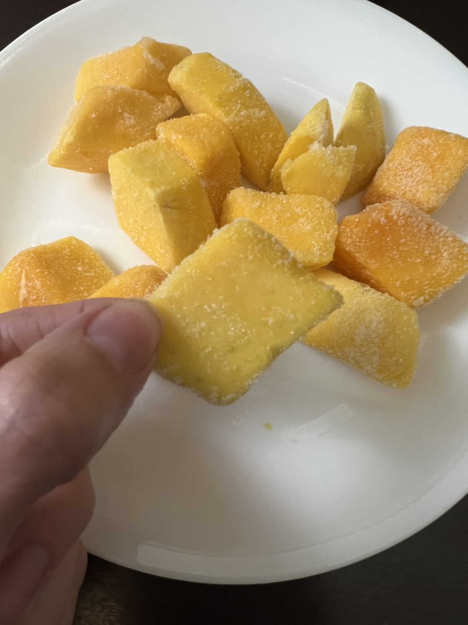 Organic Valley Nuevo Frozen Mango Chunks at Costco Review