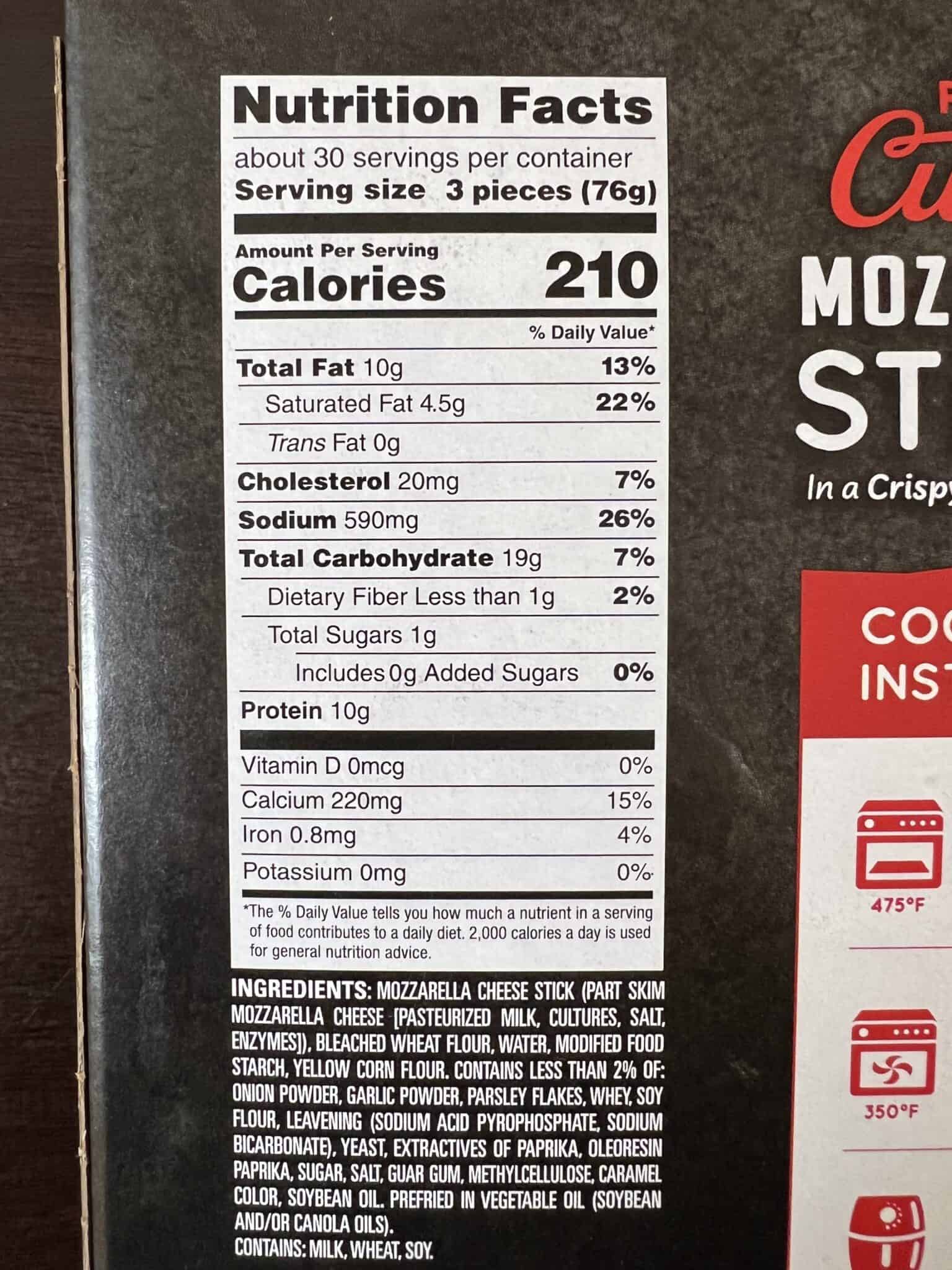 Costco Petite Cuisine Mozzarella Sticks Review