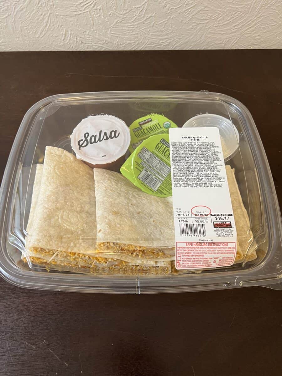 Costco Chicken Quesadillas Review