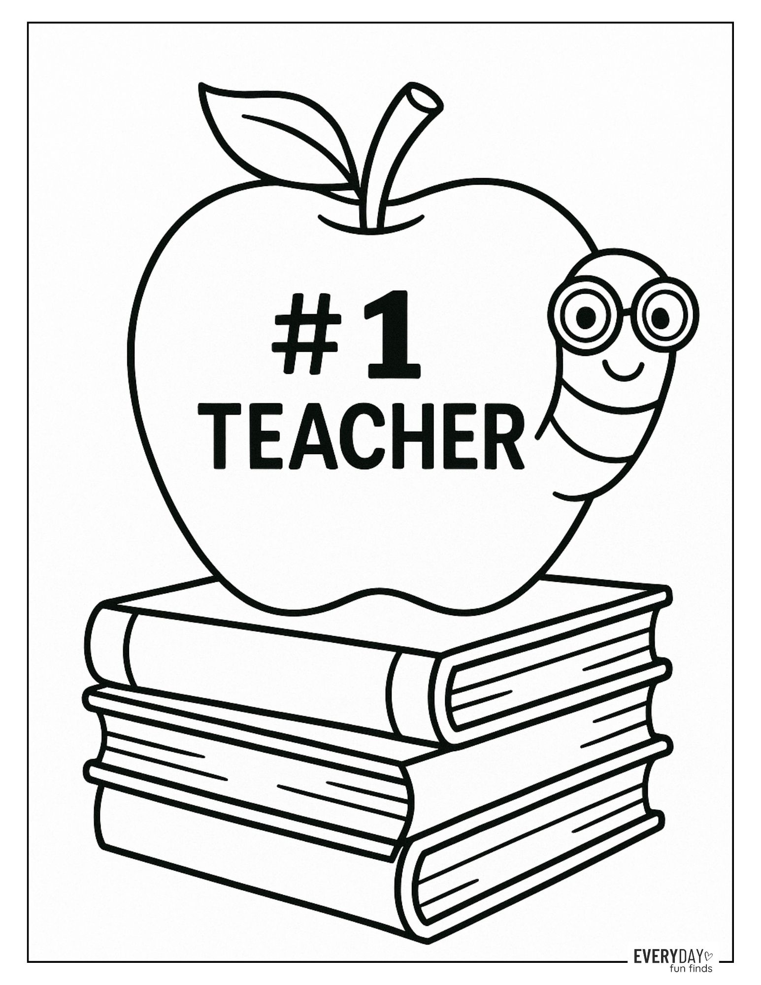 Apple Coloring Pages - Free Printables