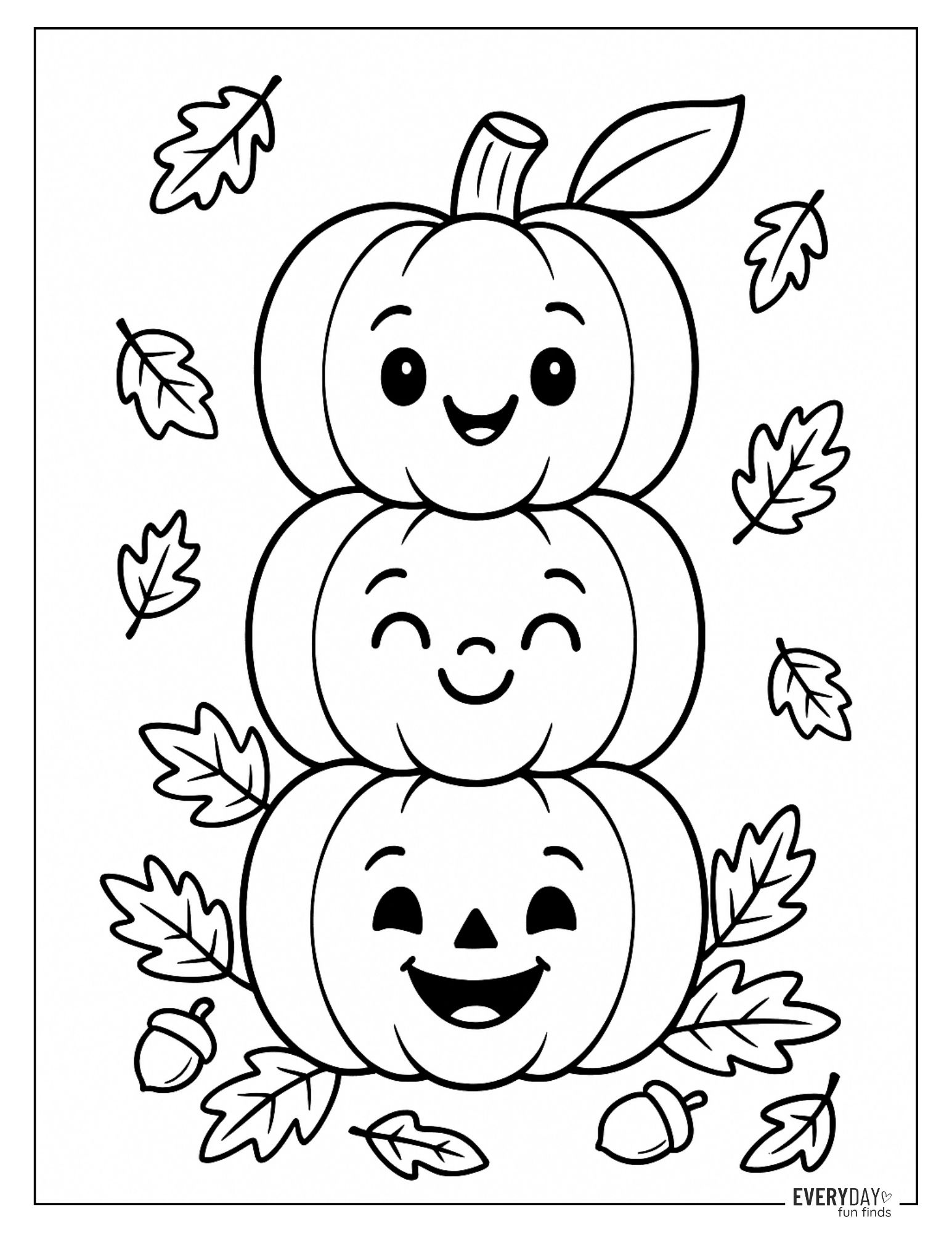 Fall Coloring Pages - Free Printables