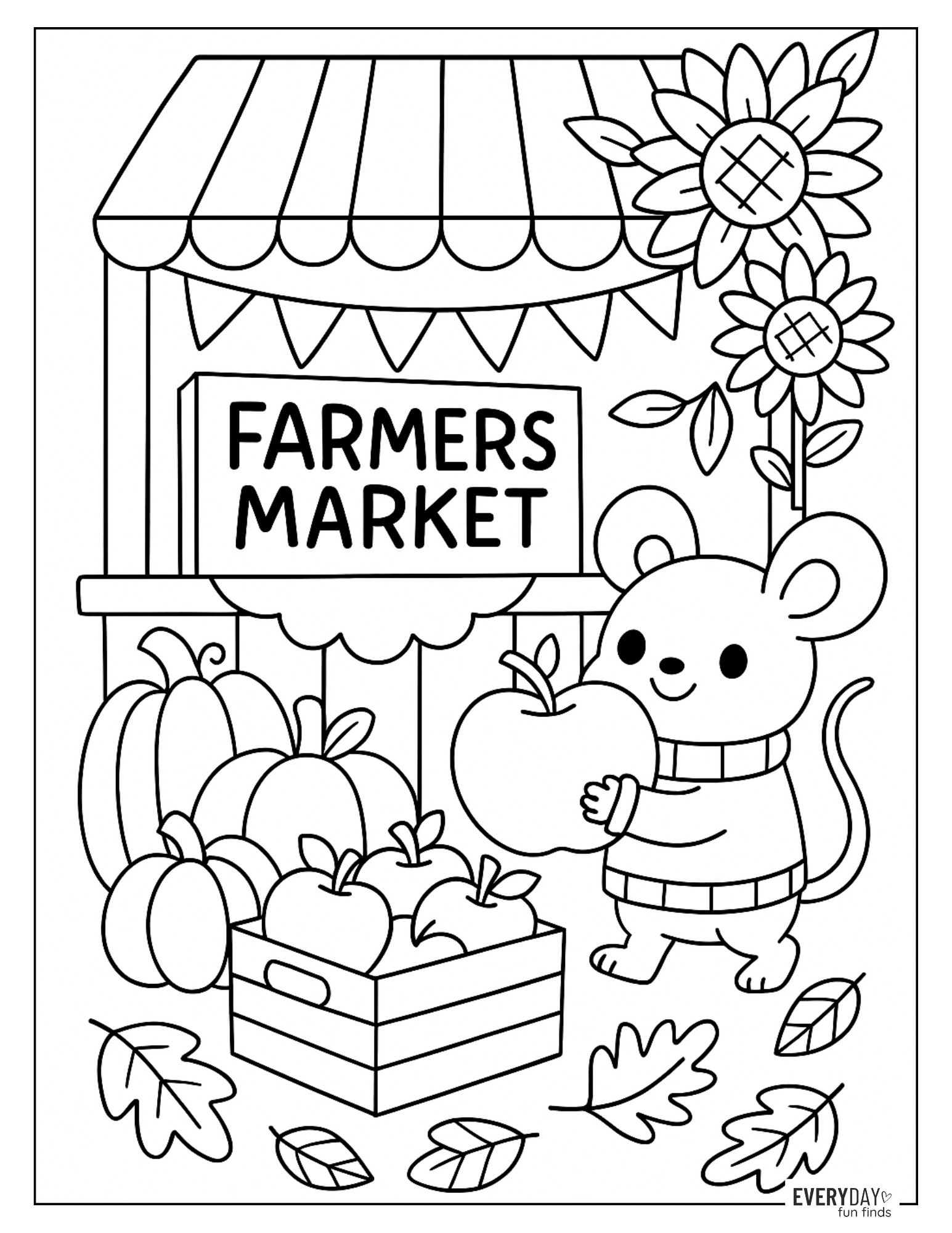 Fall Coloring Pages - Free Printables