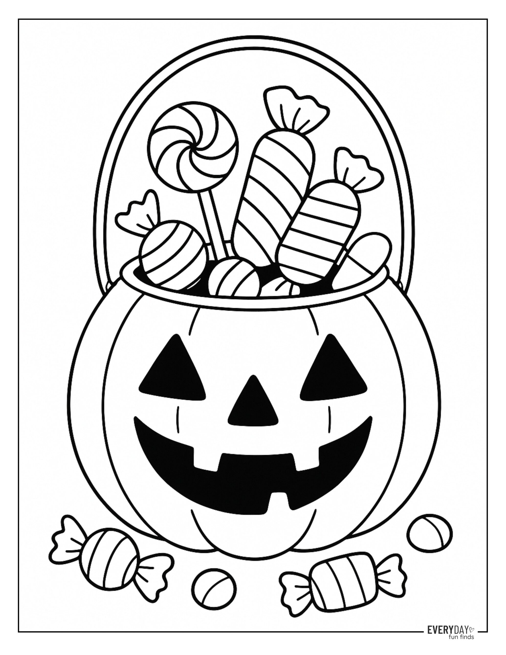 Jack-O'-Lantern Coloring Pages - Free Printables