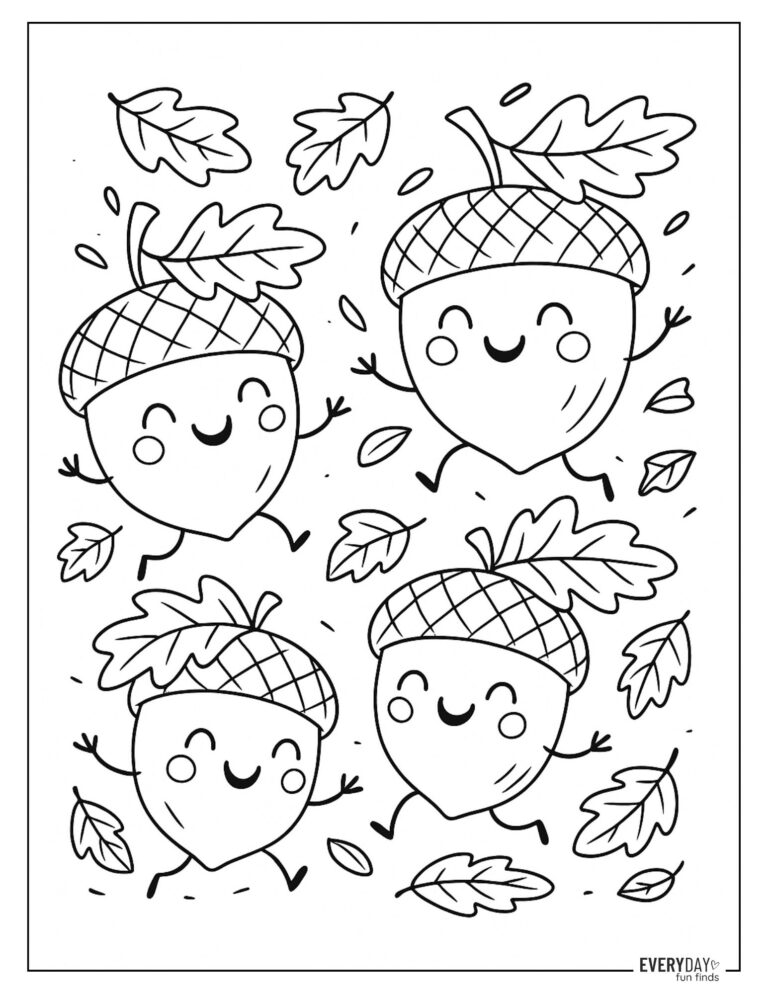 Fall Coloring Pages - Free Printables