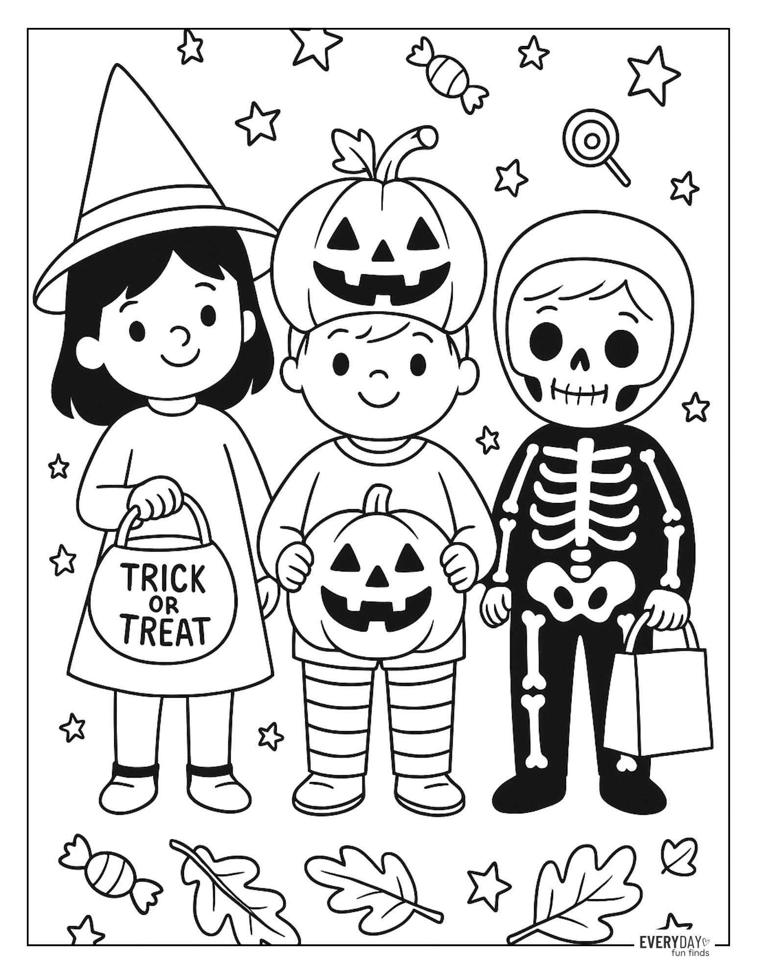 Halloween Coloring Pages - Free Printables