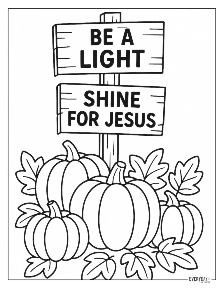 Christian Halloween Coloring Pages - Free Printables