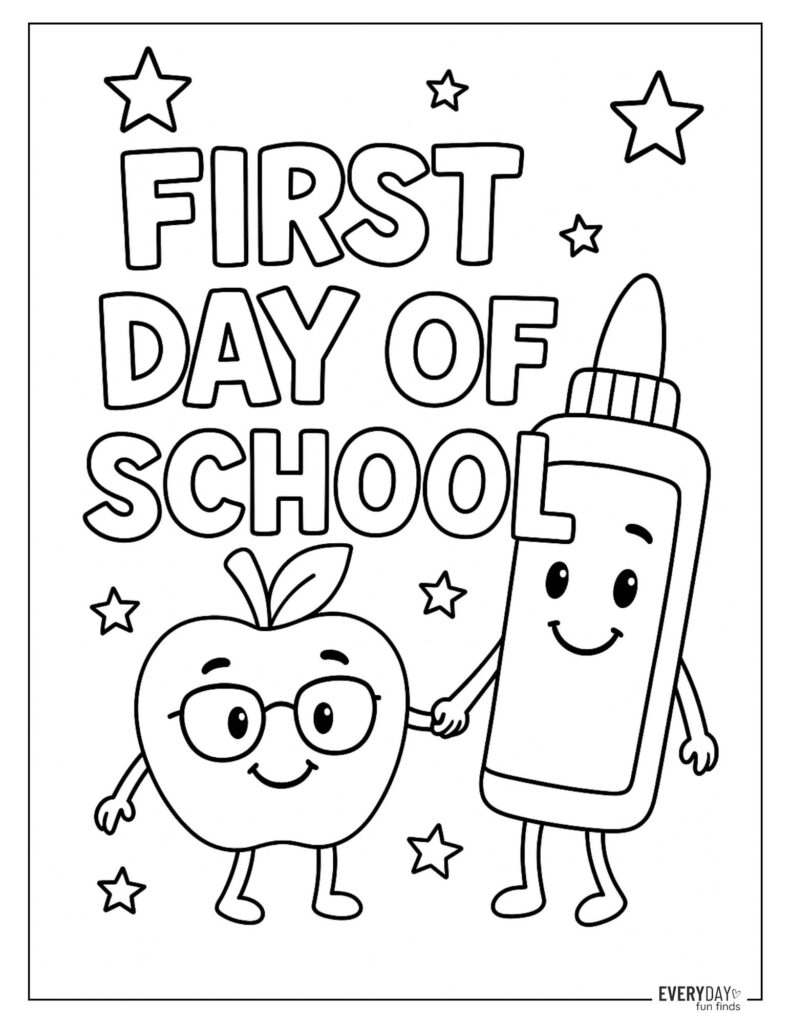 Apple Coloring Pages - Free Printables